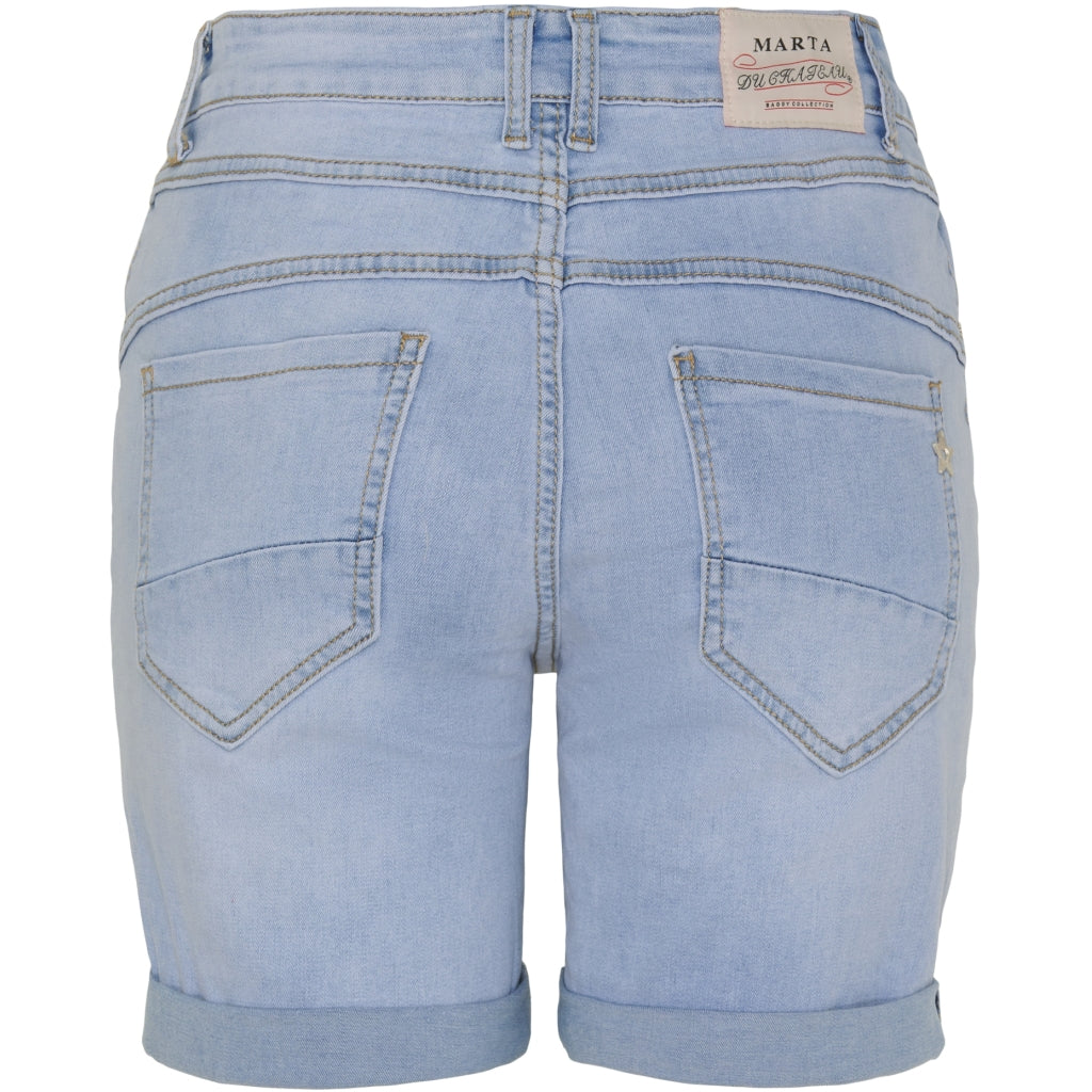 Marta Du Chateau dame shorts MdcSimona - Denim – martaduchateau