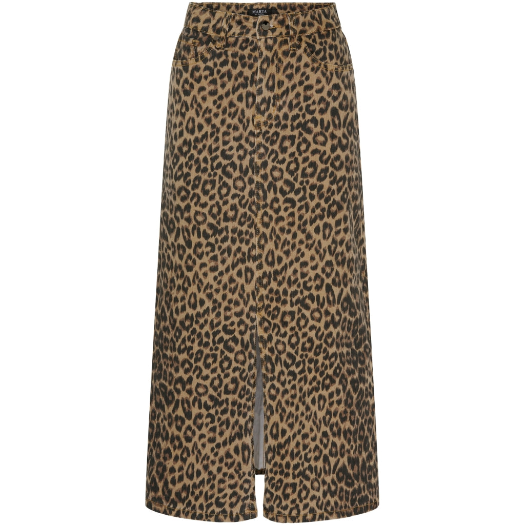Marta Du Chateau denim nederdel MdcAlfrida - Denim Leo – martaduchateau
