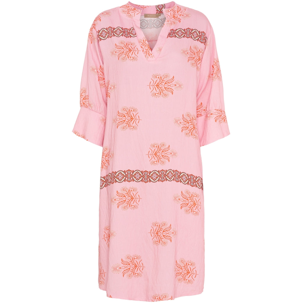 Marta du Chateau dame kjole MdcBenita 7113 - Rosa3454tpe – martaduchateau